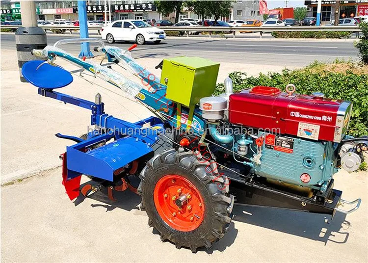 Farm Multi Purpose with Plough Rotavator Corn Wheat Planter Hand ...