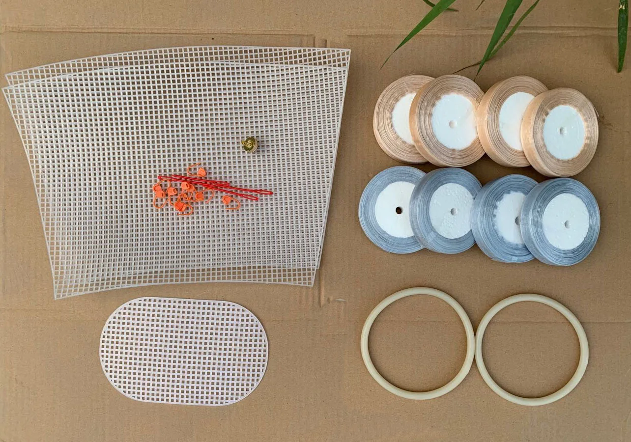 Deepeel OC002 Plastic Mesh for DIY Handbags - Versatile Woven Material ...