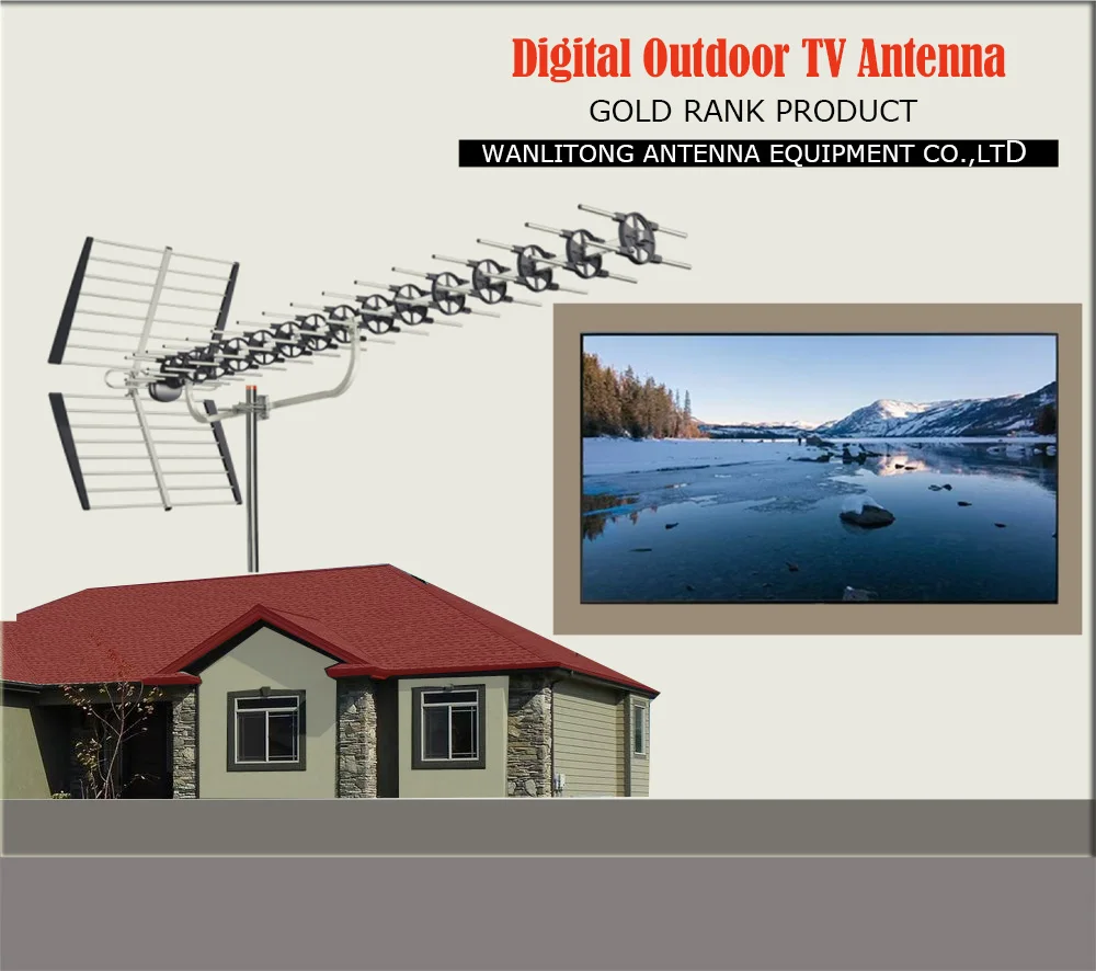 318A Digital HDTV Antenna - Powerful Outdoor TV Reception
