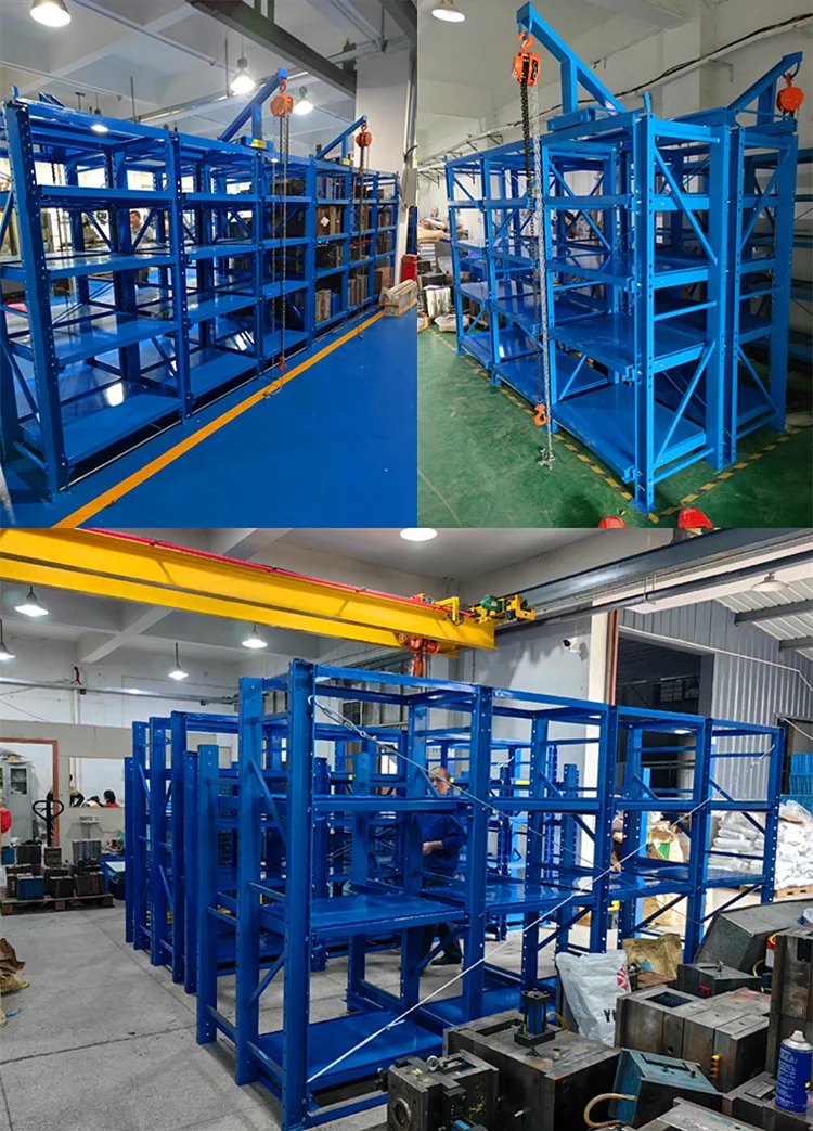 Sliding Drawer Shelf Steel Corrosion Protection Warehouse Mould Storage ...