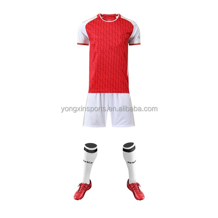 Factory Wholesale 2024 New Season Club Soccer Wear Kits 100%polyester ...