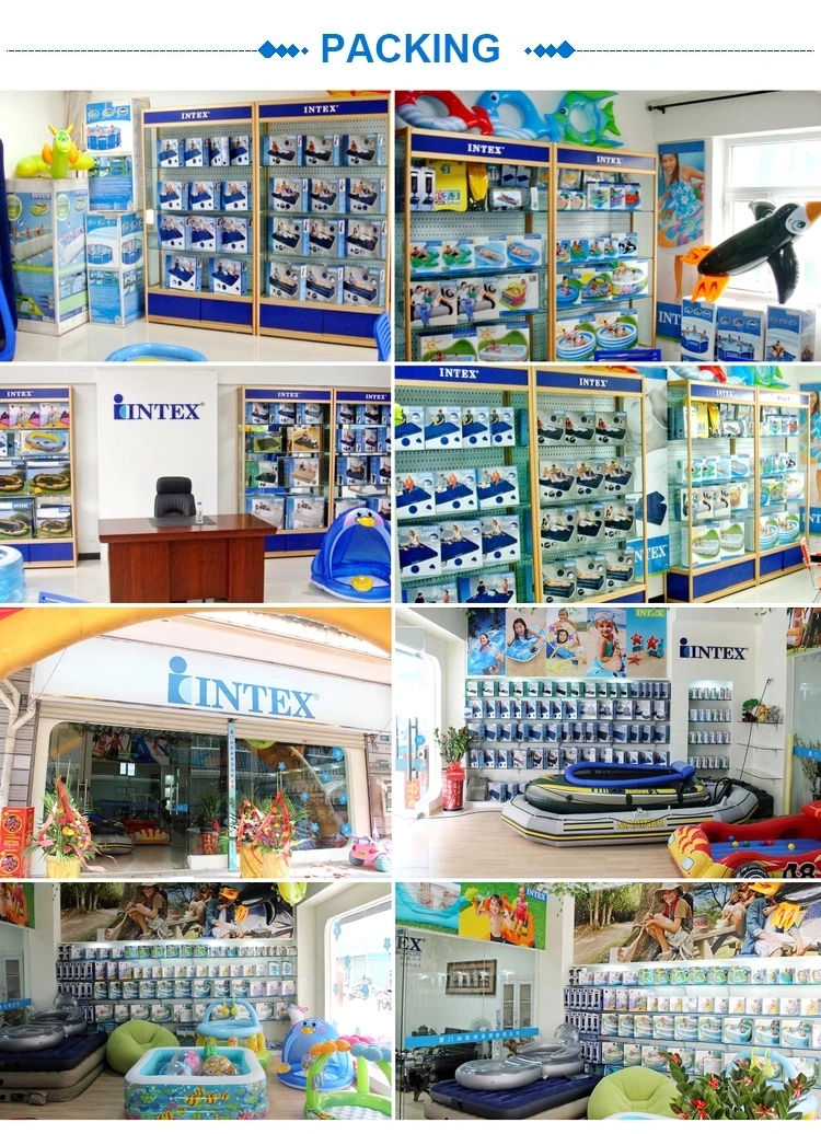 Intex Round Swimming Pool 28202 Portable Family Swim Pool Metal Framel ...