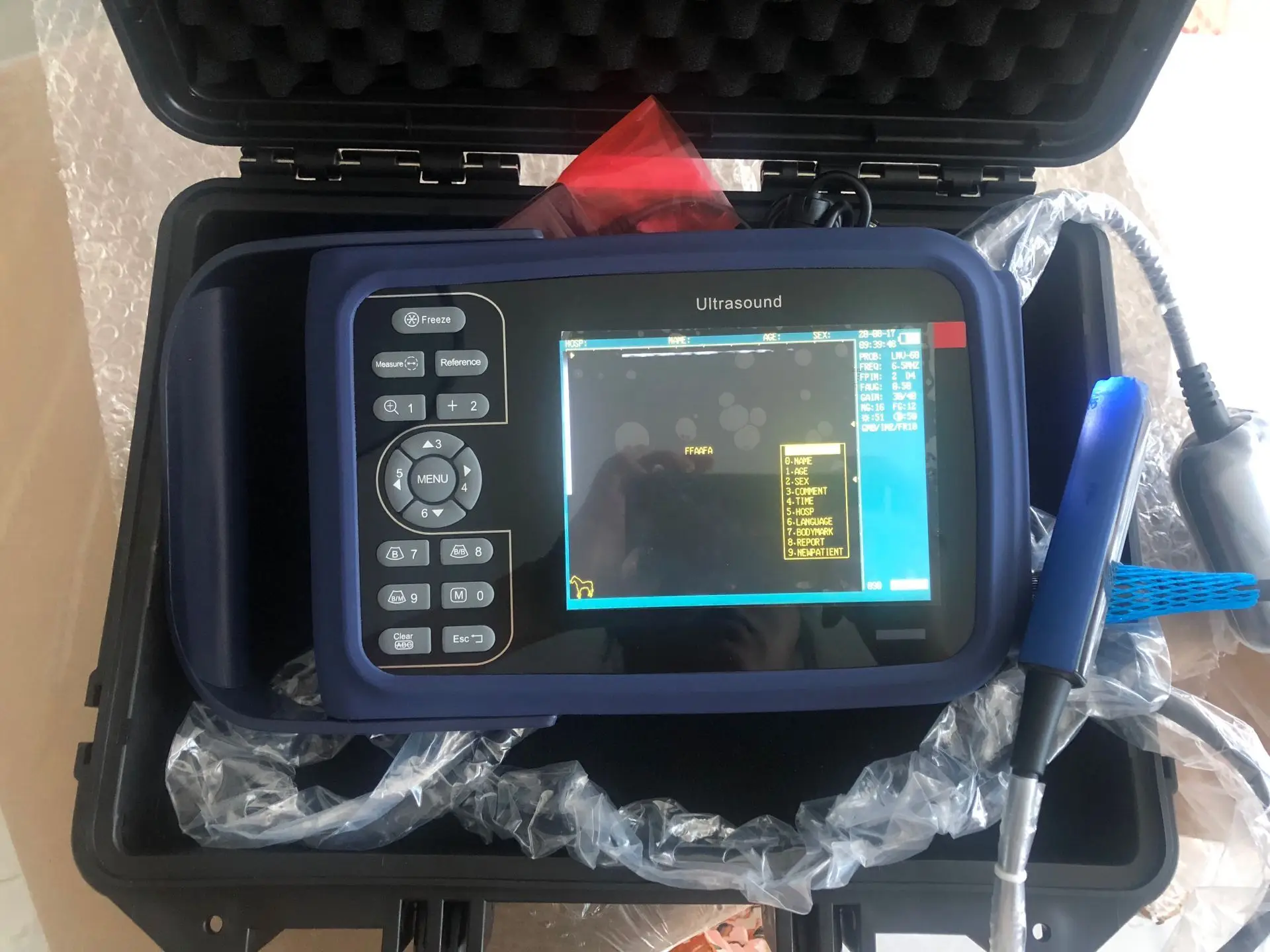 Cow Use Veterinary Farm Scan Ultrasound Animal Pregnancy Test Sonar ...