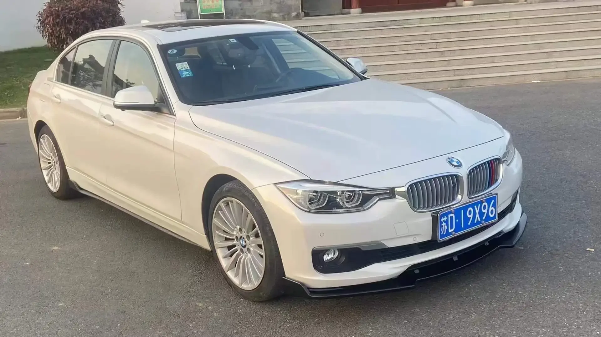 For F30 Lip Car Front Bumper Splitter Diffuser Lip Spoiler Body Kit For ...