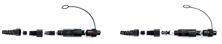 IP67 SC APC FTTX Field Assembly Hardened Waterproof Connector