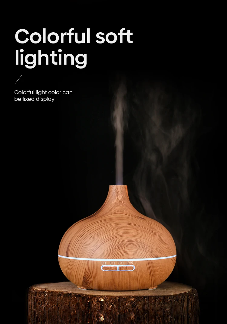 Kinscoter 500ml Essential Oil Diffuser - Aromatherapy Humidifier