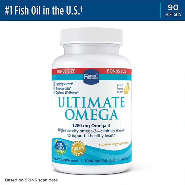 Ultimate Omega 90 Capsules Superior Triglyceride Fom Dietary Supplement ...