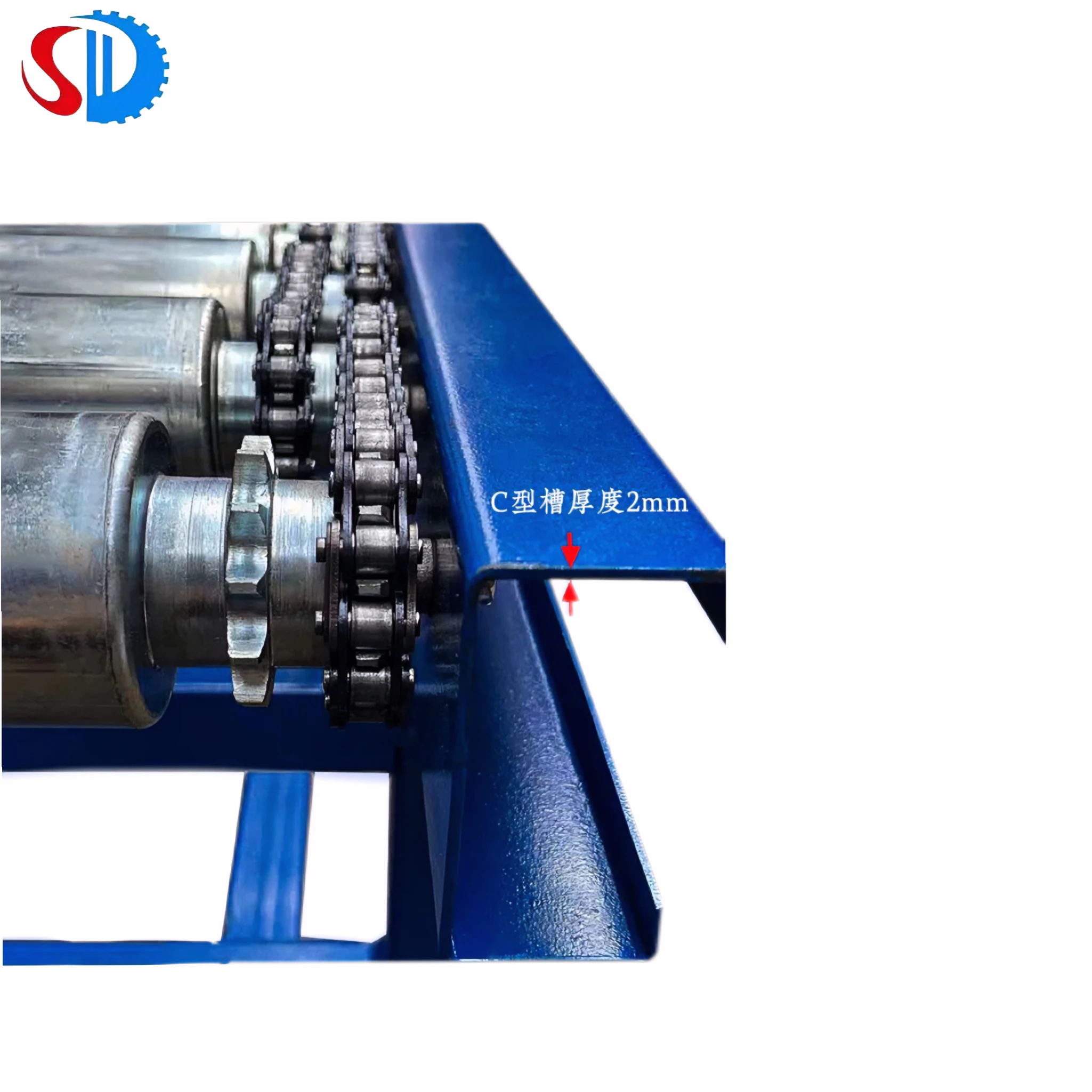 Powered Roller Conveyor Motorized Roller Conveyor Chain Driven Roller ...