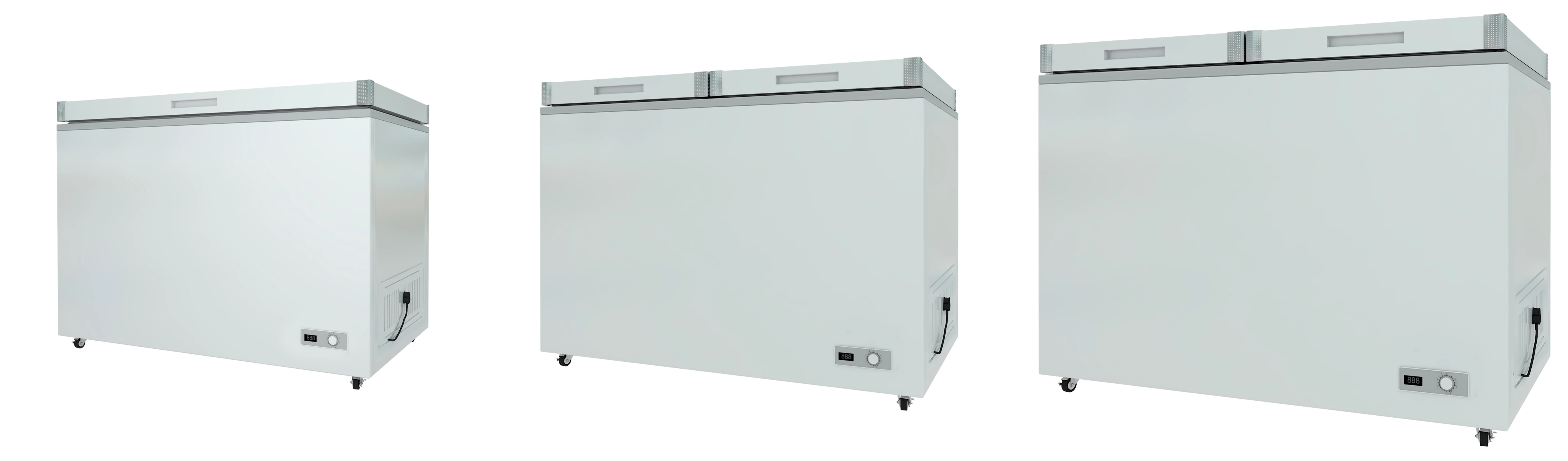 400l Supermarket Frozen Meat Horizontal Chest Deep Freezers - Buy Deep ...