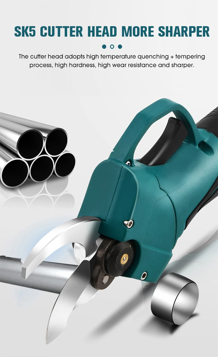 Garden Fruit Tree Grape Scissor Electric Scissors 16.8v/21v Lithium ...