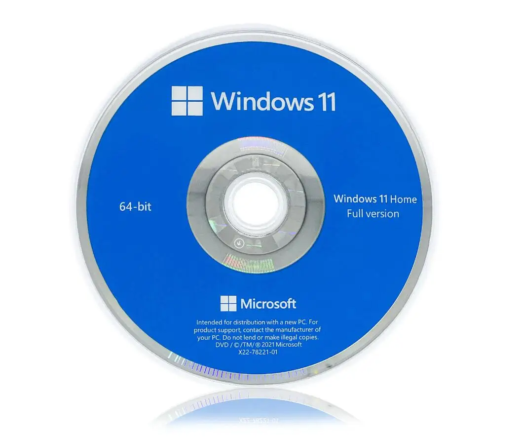 Windows 11 Home DVD OEM Lifetime License with Sticker COA