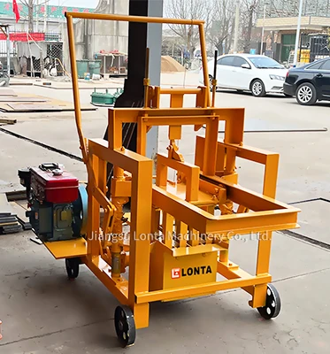 Lonta Qmr2-45 Manual Egg Laying Mobile Interlock Hollow Paver Brick ...