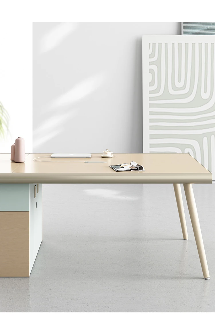 Modern Minimalism Rectangular Office Furniture Modular Conference Desk ...