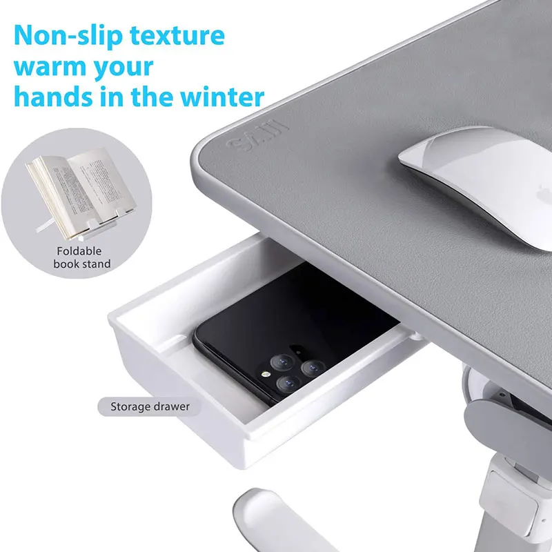 Saiji Adjustable Laptop Desk Kids Study Table Desk Computer Ergonomic ...