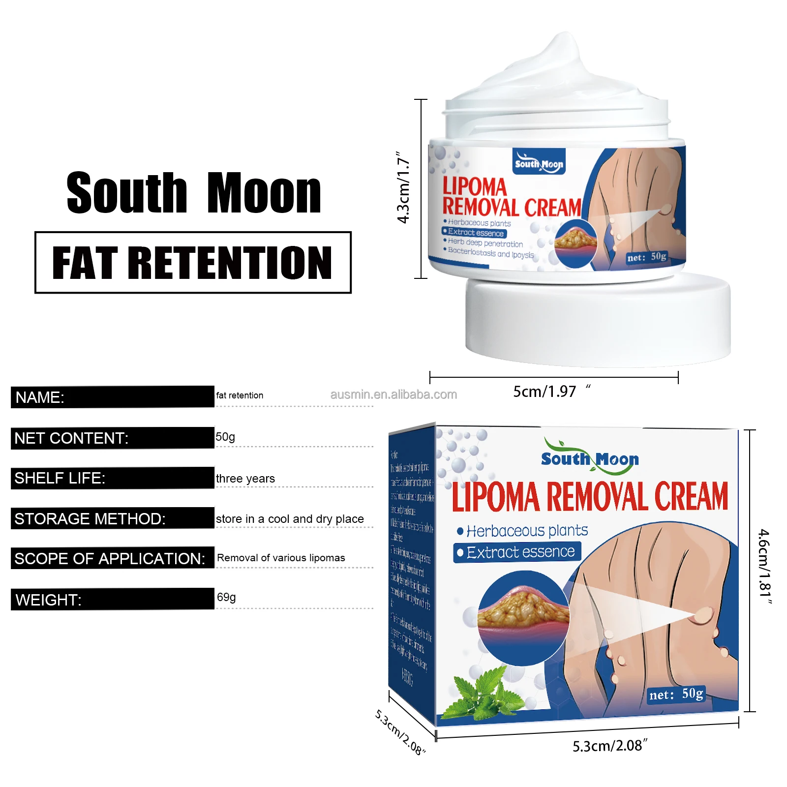 Lipoma Cream Effectively Reduce Inflammation Subcutaneous Lumps Fat ...