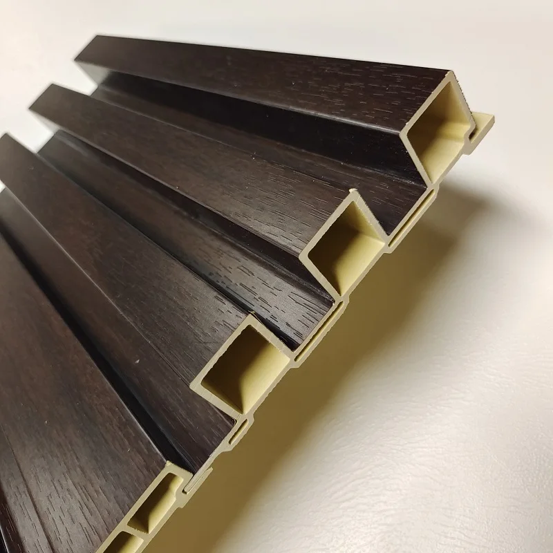 Luxury Wall Cladding Decorative Fluted Grain Wood Plastic Composite Wpc ...