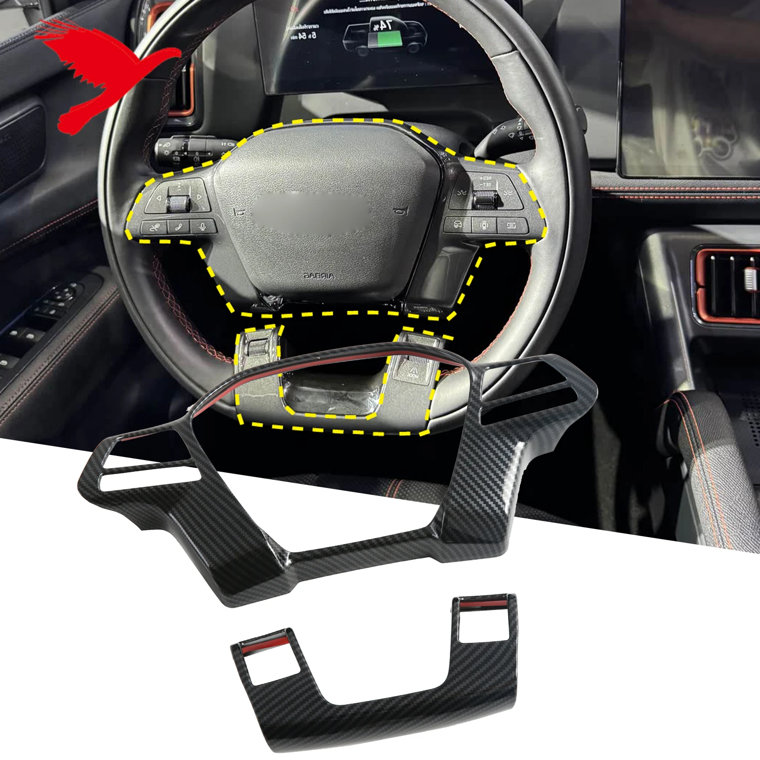 For BYD Shark 6 2024-2025 LHD Car Exterior Door Side Rear View Mirror ...