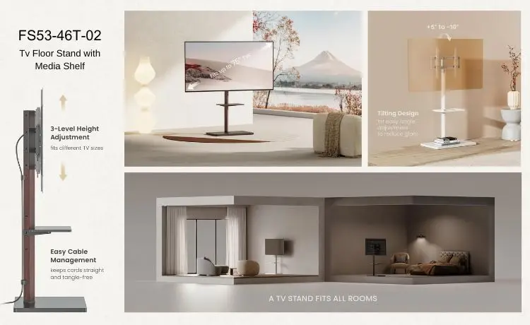 Lumi Modern Wood Design Living Room Furniture Minimalism Height ...