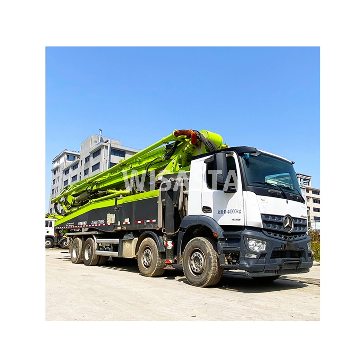 Remote Control Boom Concrete Pumps Used Zoomlion 47m 56m 58m 62 m ...