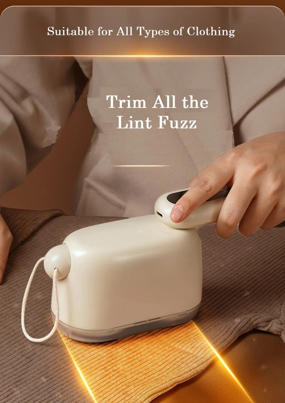 3W Mini Handheld Clothes Sweater Lint Shaver Dutch Coat Smooth Fluff ...