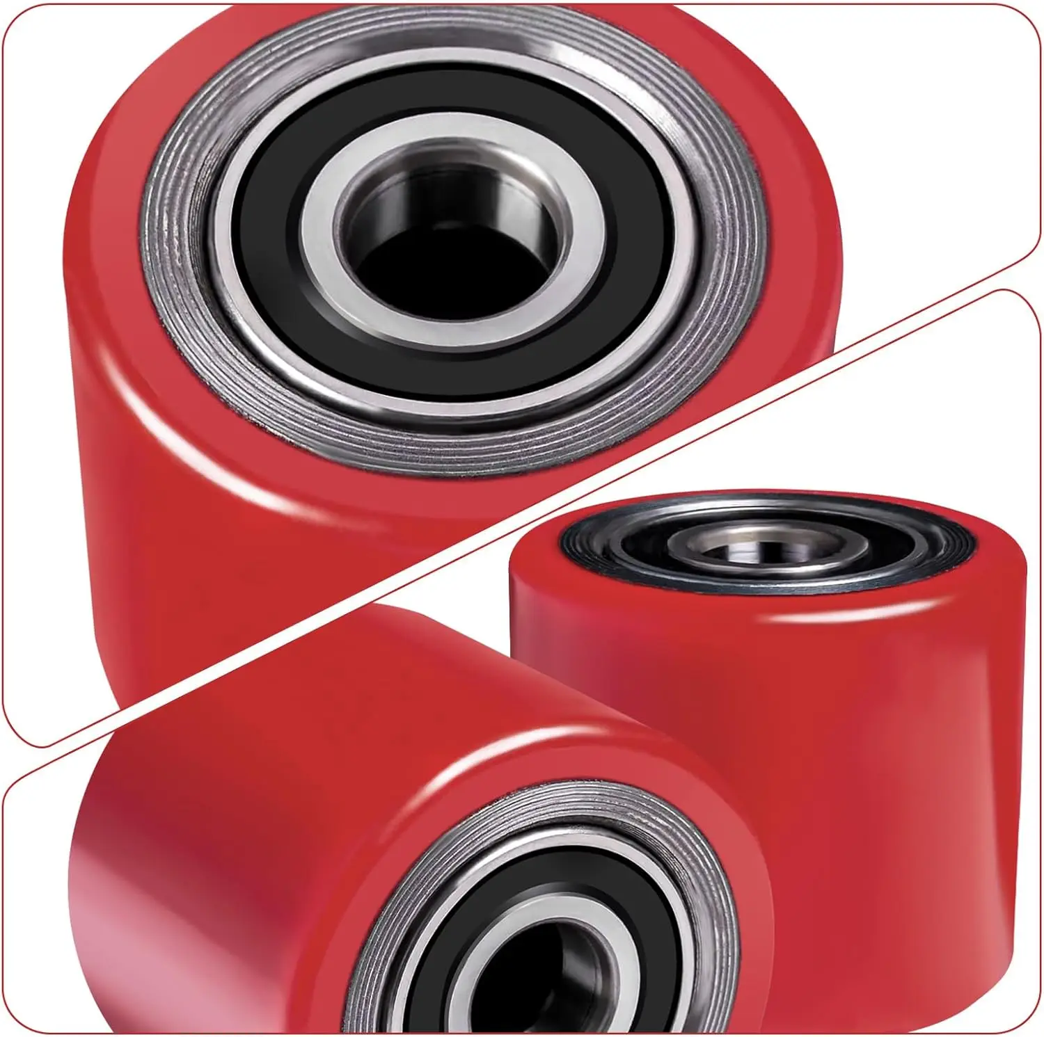 Pallet Fixer Wheel for Pallet Truck Polyurethane Roll Including Ball ...