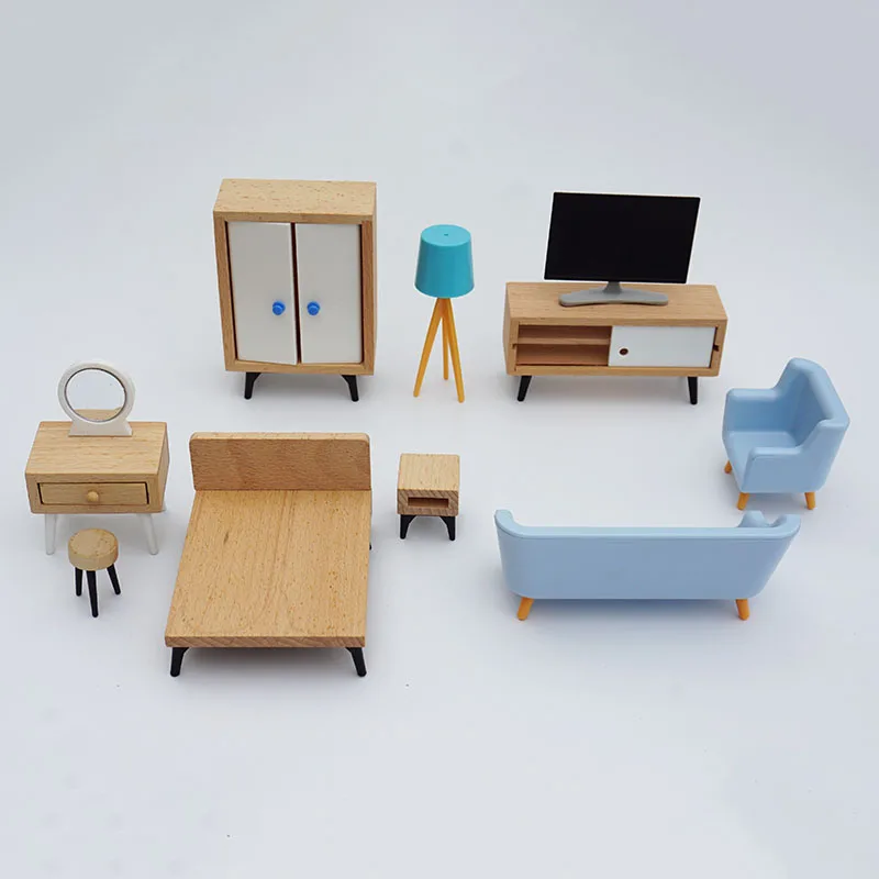 Miniature Furniture Set 1:12 - Perfect for Doll Houses