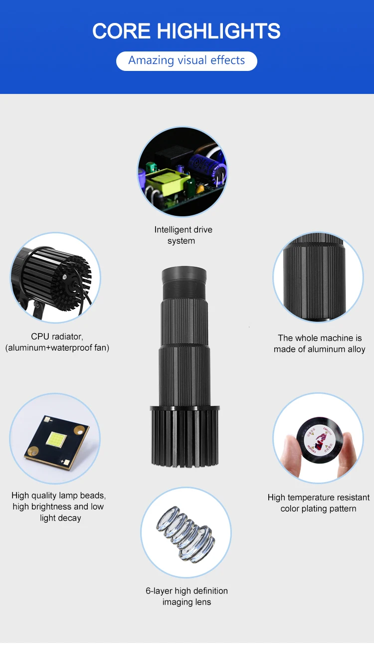 ADHIGH Werbeleuchten - High Definition LED Projection Lights