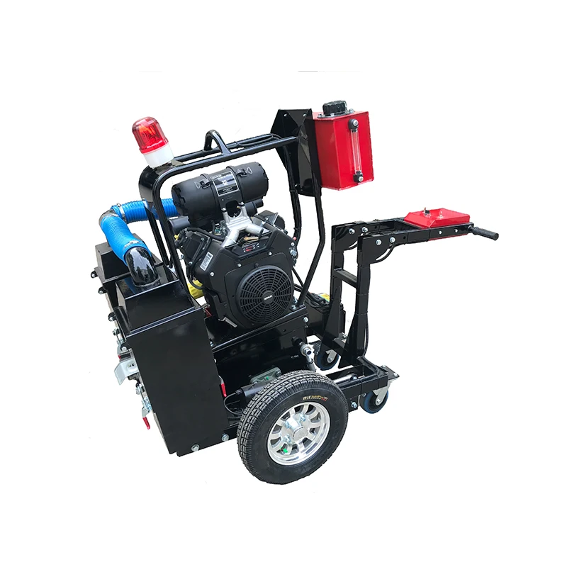 Longshun Asphalt Concrete Pavement Slotting Machine Hand-push Dust ...