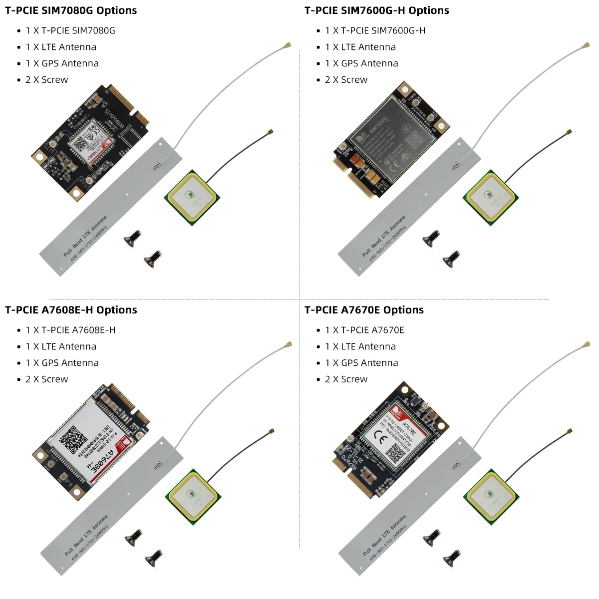 Ttgo T-pcie Esp32 Sim Series Module Wifi Bt Nano Card Composable Esp32 ...