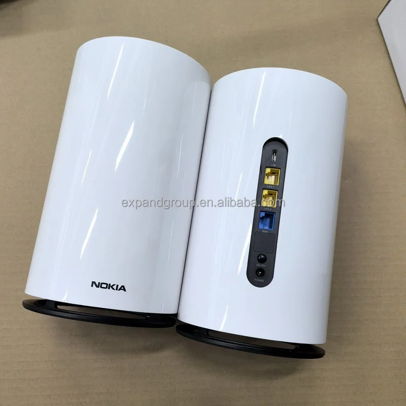 Nokia 5G CPE Router with Sim Card Slot RJ-45 Gige LAN Ports Multi-band ...