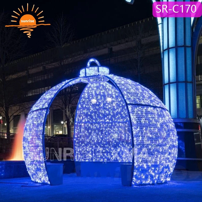 3m LED Ball Bauble Christmas Ornament for Exterior Decor