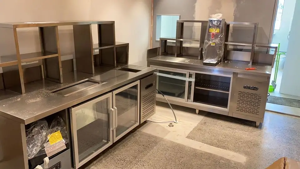 Custom Commercial Bubble Tea Counter - High Performance