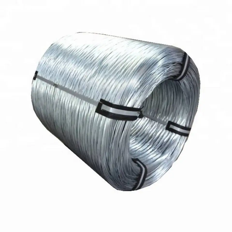 Galvanized Steel Wire Gi Wire 16 17 18 19 20 Gauge Electro Galvanized ...