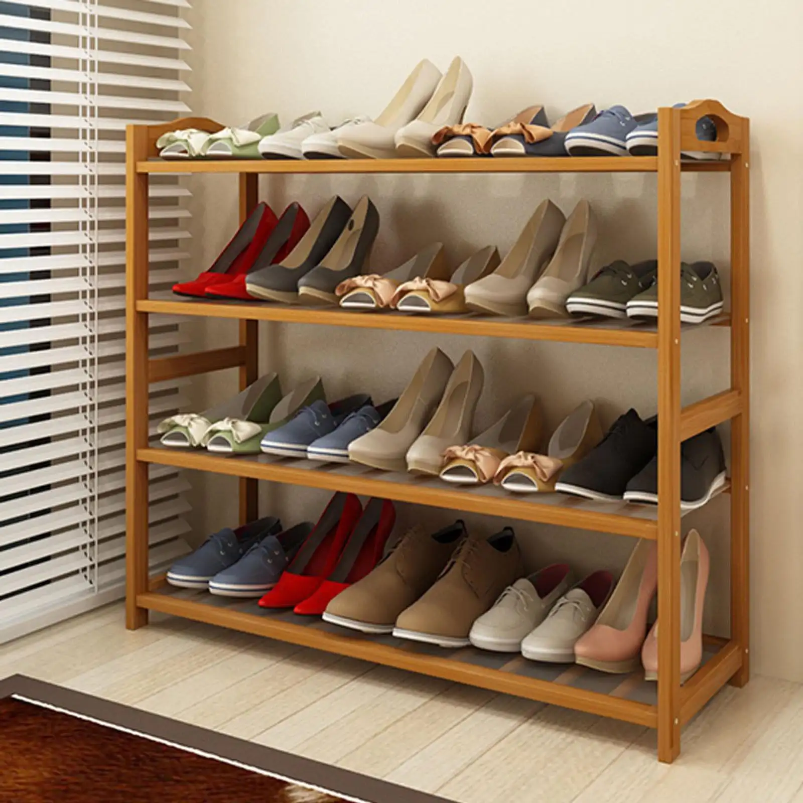 Living Room Furniture Stackable Shoe Storage Racks Furniture Organizer ...