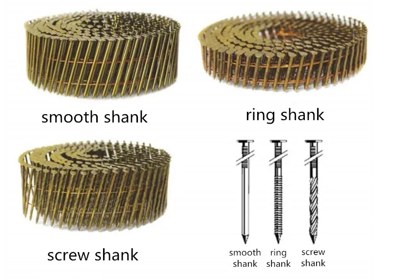 Hot Sale 16 Degree Spiral Shank Wire Pallet Roofing Coil Nails