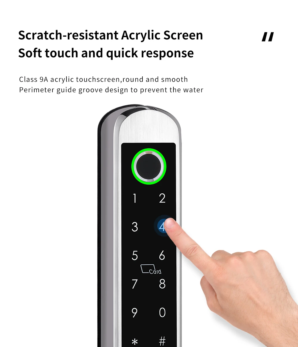 Smartek 85 Series Mortise Latch Sliding Door Lock with Keys