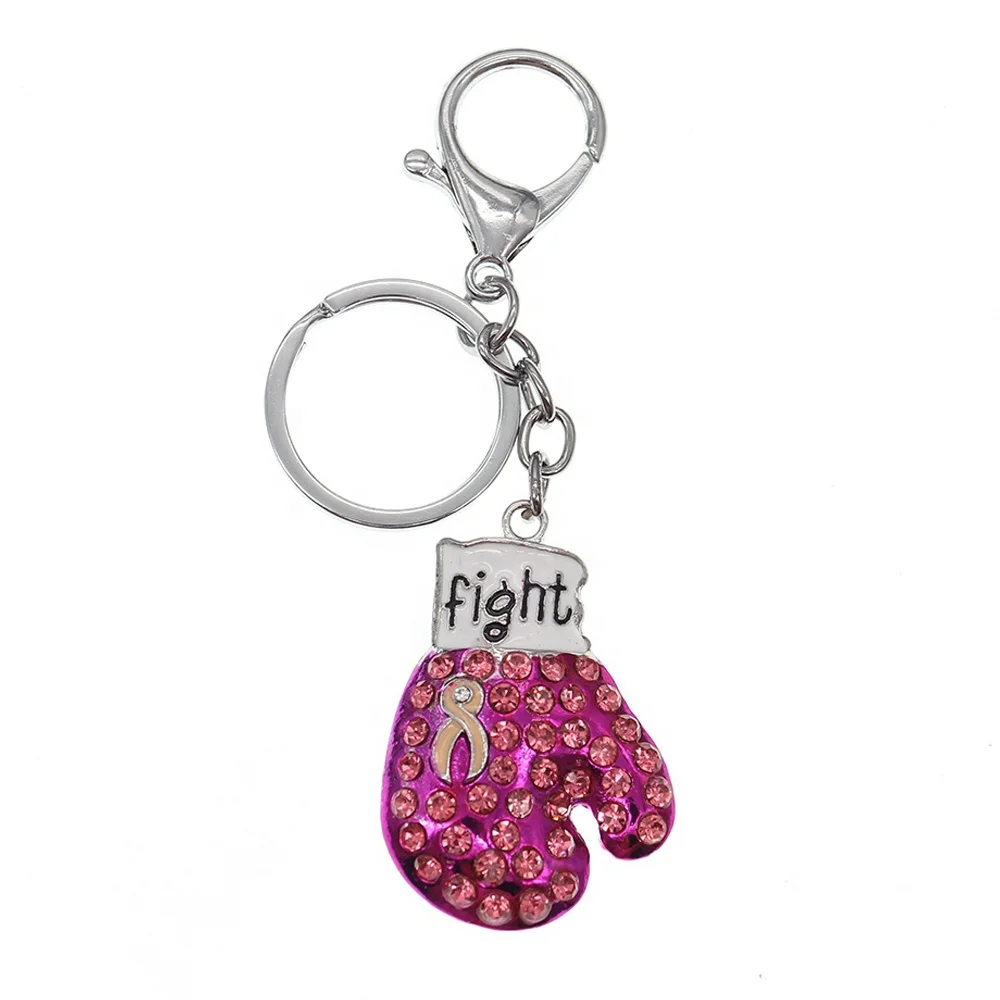 Mix Product Rhinestone Medical Ribbon Fighting Boxing Breast Cancer ...