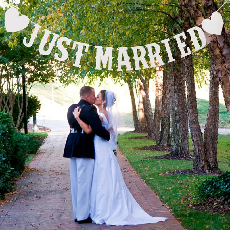 Diy Just Married Banner