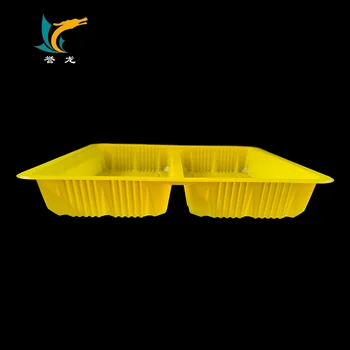 Food Grade Plastic Two-compartment Separation Food Packaging Tray - Buy ...