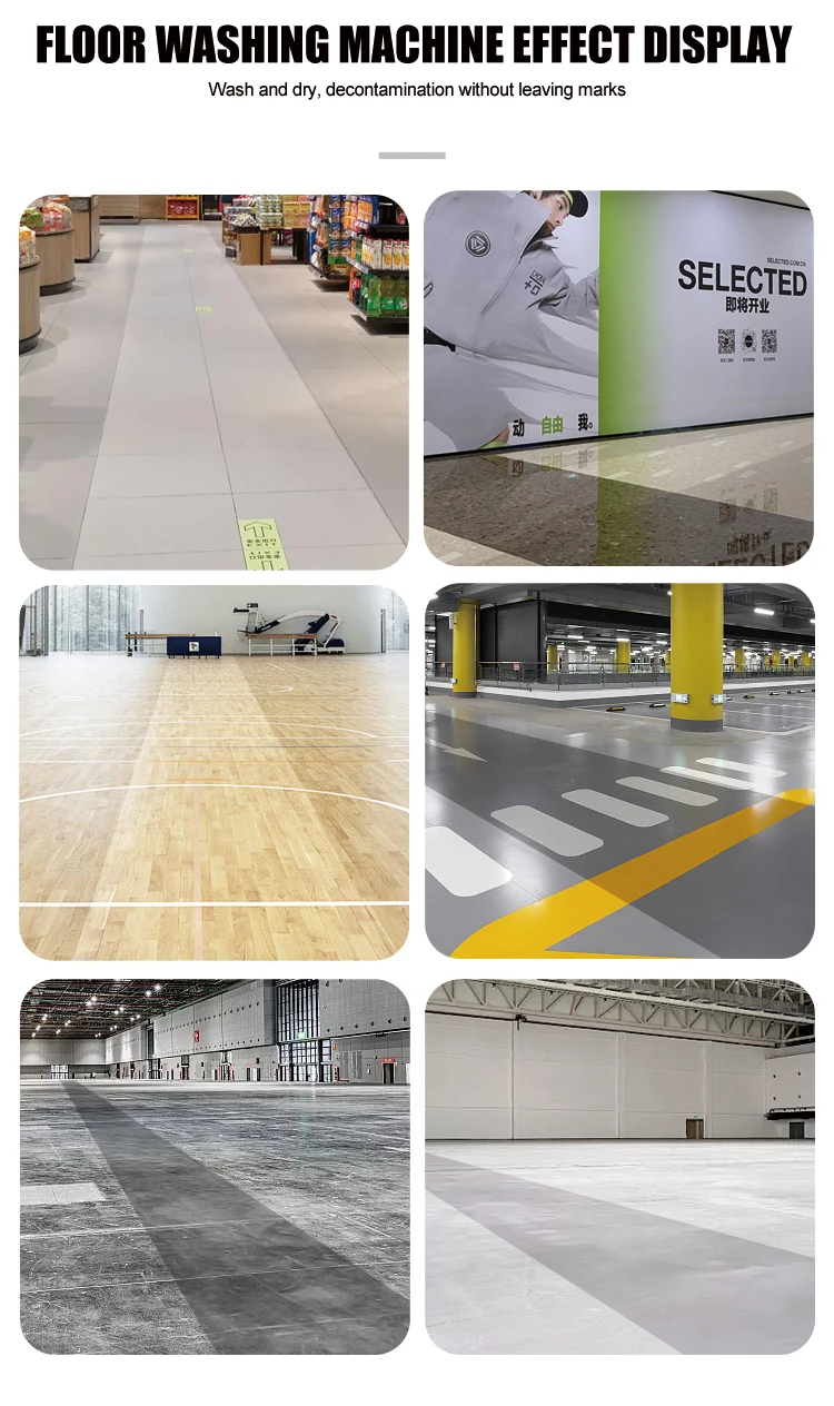 Bo Shuo Lithium Battery Double Brush Electric Drive Cleaning Machine ...