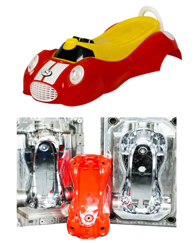 Kids Plastic Car Mold Baby Swing Injection Mould For Children's Toy ...