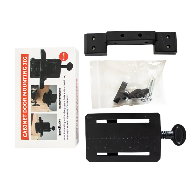 Cabinet Door Mounting Jig Drilling Fixed Clamp Locker Door Installation ...