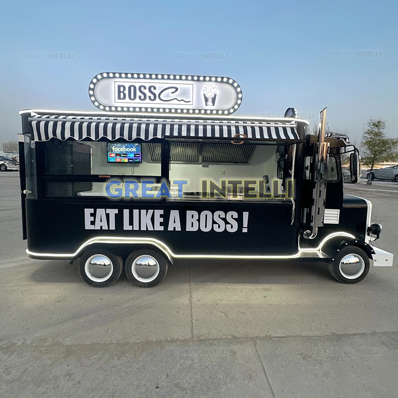 Drivable Food Truck - Outdoor Kitchen & Restaurant Car