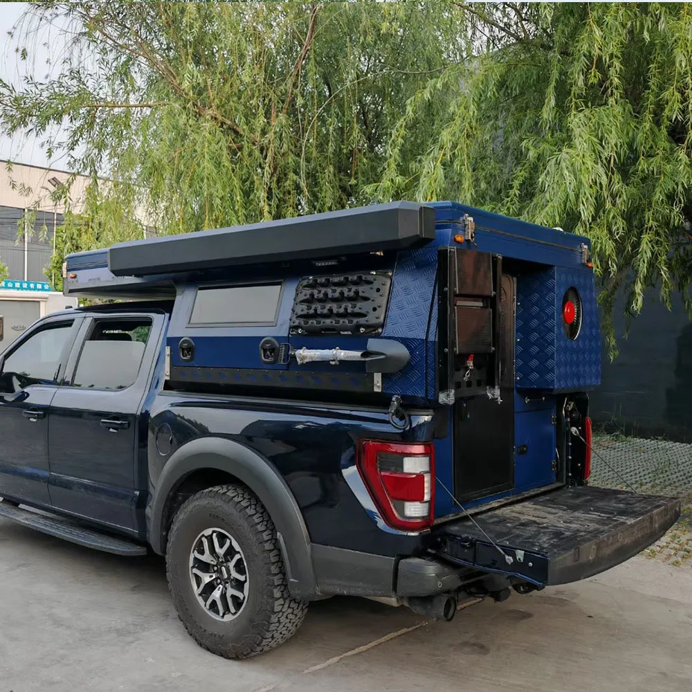 TP03 Pop Up Expedition Flatbed Truck Camper - Lightweight 4x4 Off Road ...