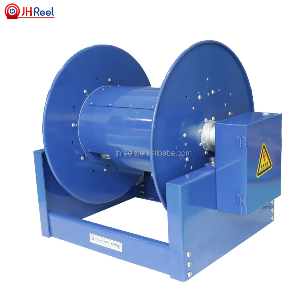 24V System Electric Steel Water Hose Reel Intelligent Remote Control ...