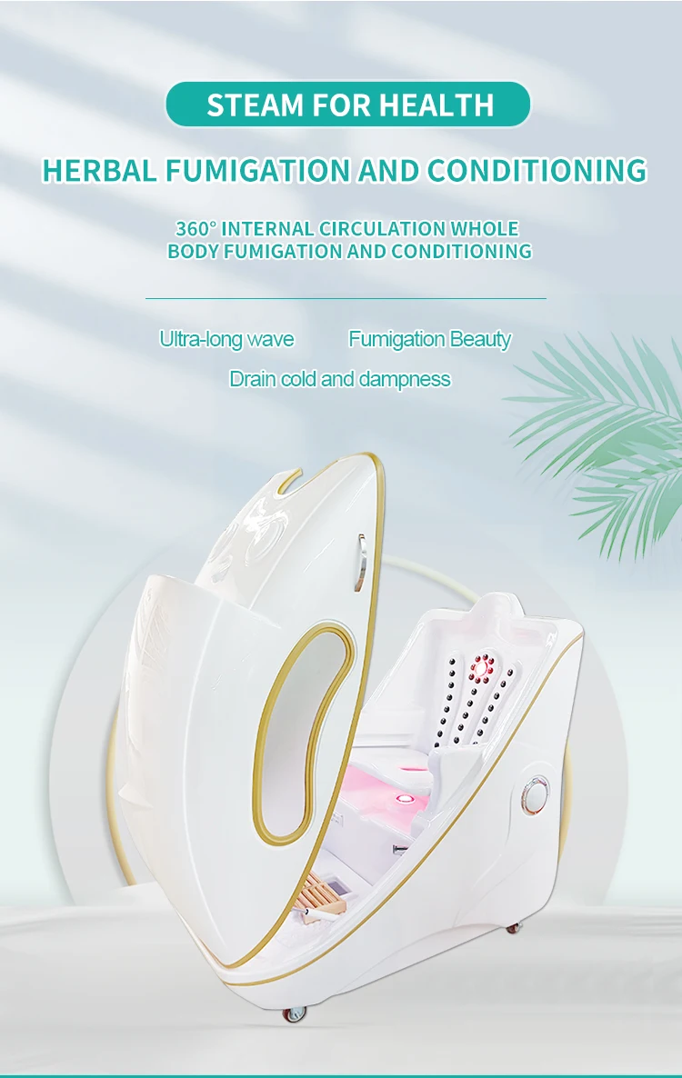 Btws New Far Infrared Full Body Steam Pod Sauna Spa Capsule