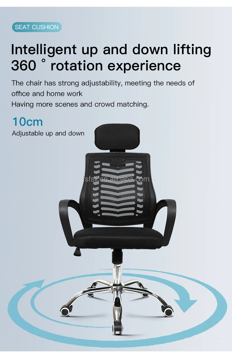 Practical Design Height Adjustable Features Swivel Chair Desk Task ...