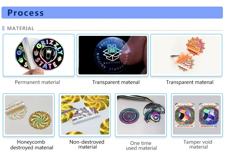 Custom Printing Scratch Off Serial Number Security Hologram Sticker Qr ...