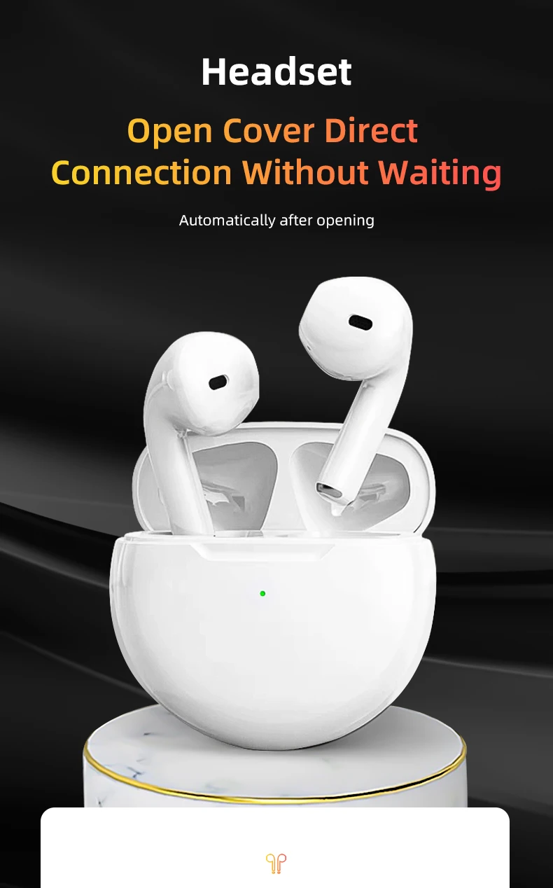 Auriculares Audifonos Gamer Airbuds Tws Pro 6 Earbuds Wireless ...