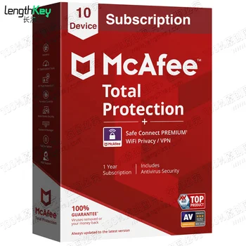 24/7 Online Email Delivery Mcafee Total Protection 2023 10 Devices 1 Year Subscription Security ...